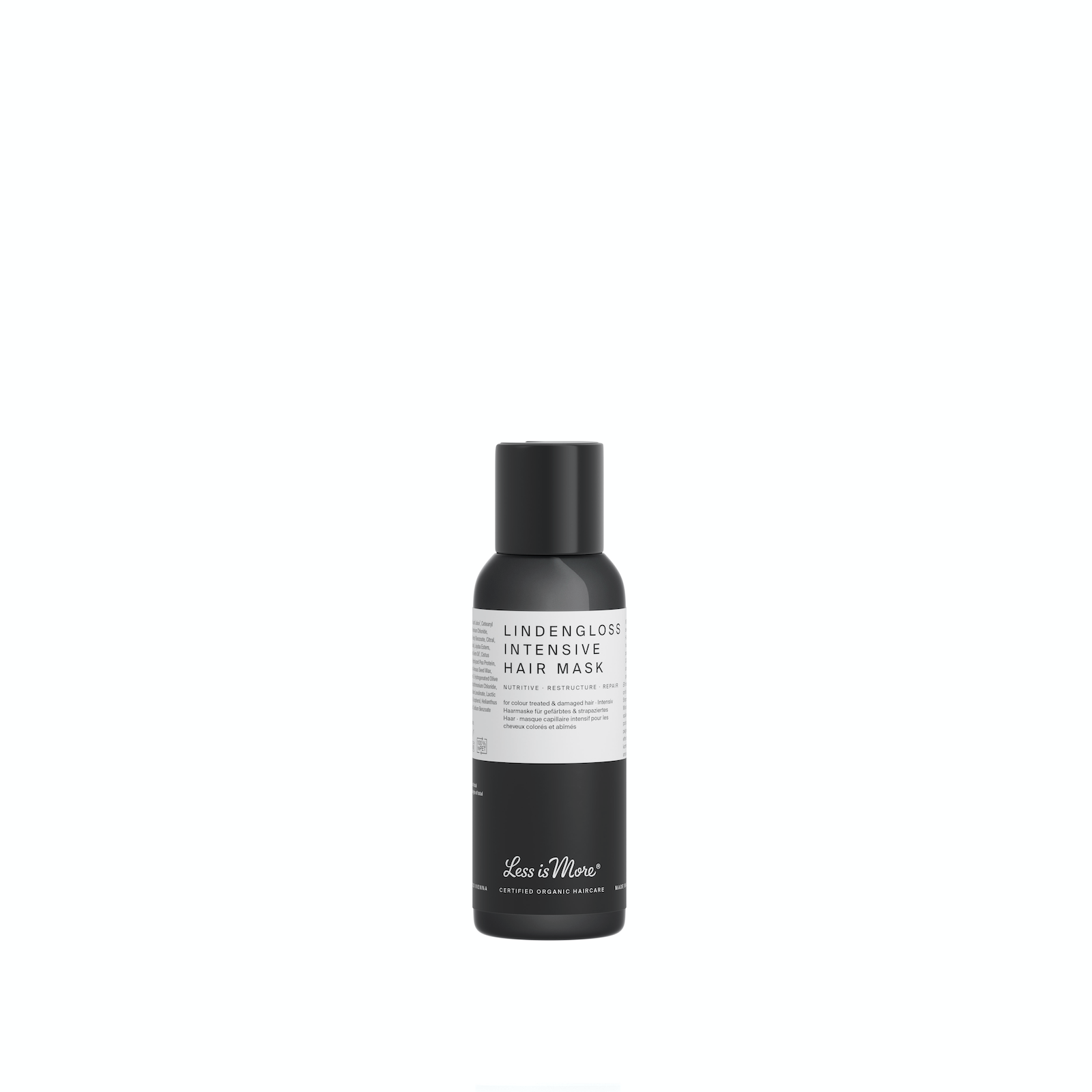 Less Is More | A organic nutrive Lindengloss Intensive Hair Mask